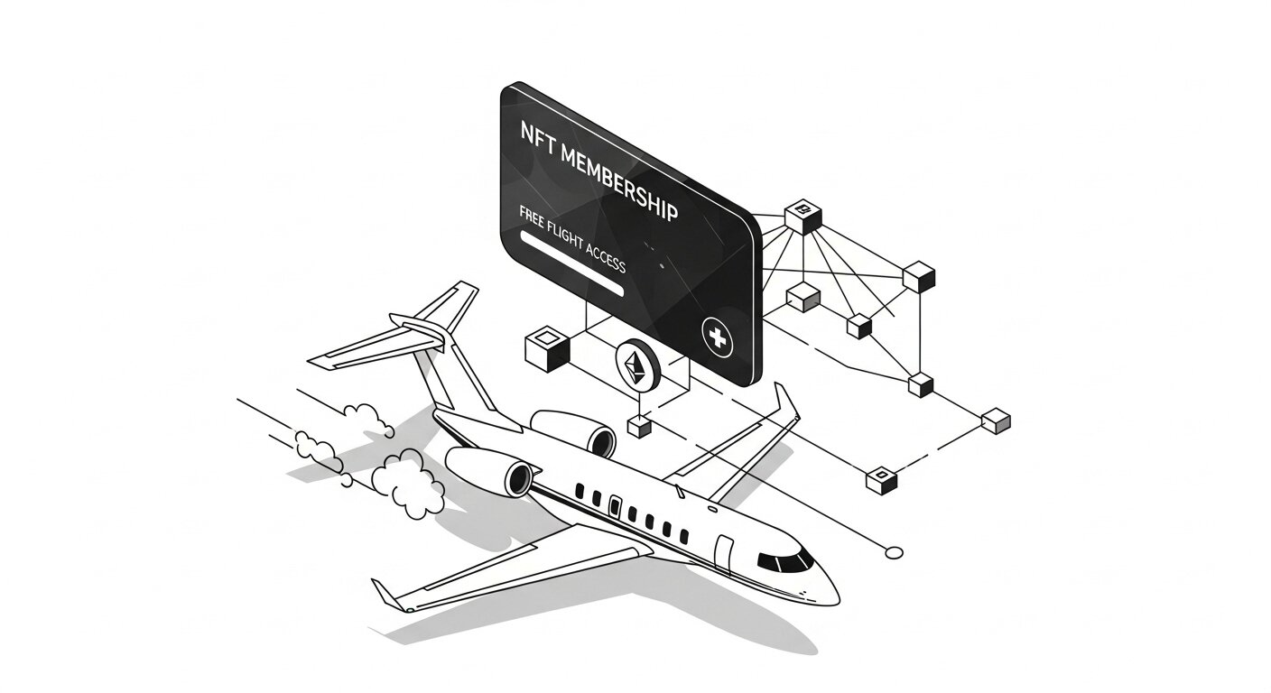 NFT Memberships: Free Private Jet Flight with Digital Cards