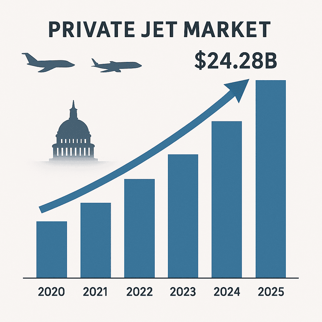 Private Jet Market 2025: $24.2B Growth & Key Drivers